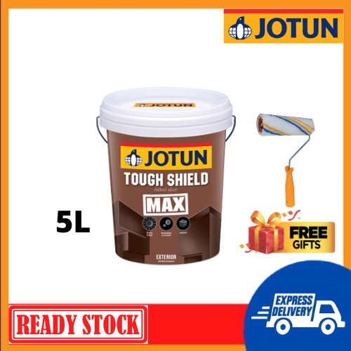 JOTUN (0001~2999) TOUGH SHIELD MAX EXTERIOR WALL PAINT 5L | Shopee Malaysia