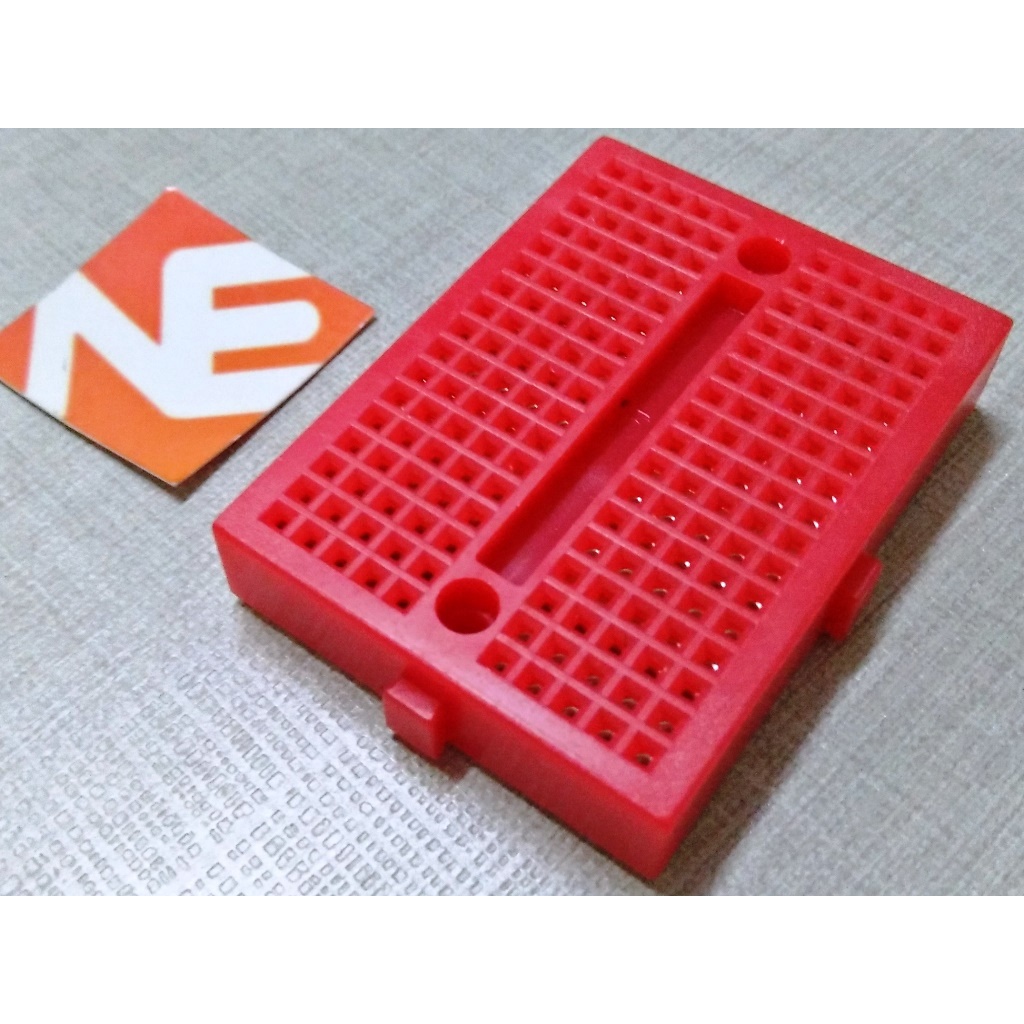 Breadboard 170 Points Red Mini Solderless Pcb Hole Prototype Arduino