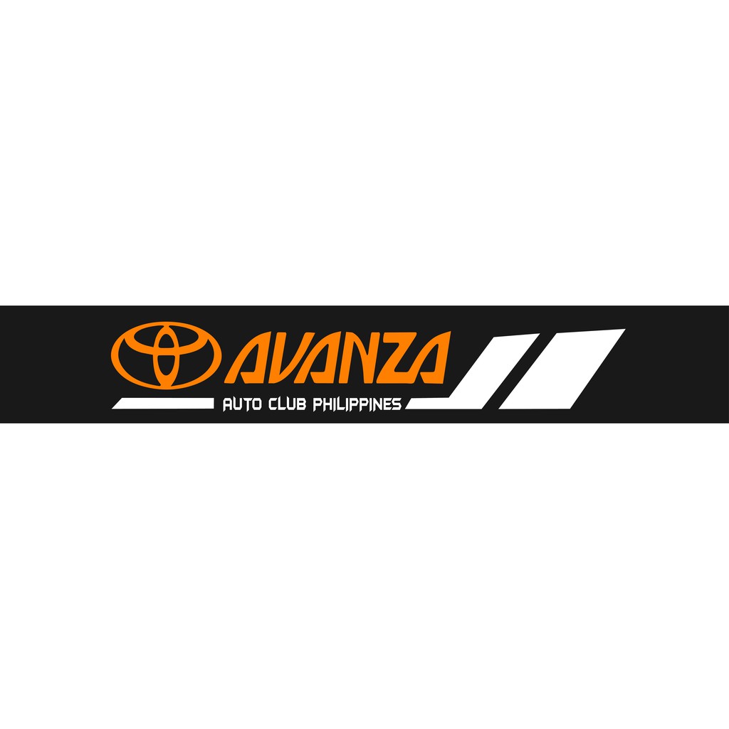 TOYOTA AVANZA WINSHIELD STICKERS | Shopee Malaysia