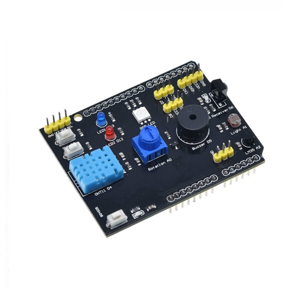Dht11 Lm35 Temperature Humidity Sensor Circuit Board for Arduino Uno R3 ...