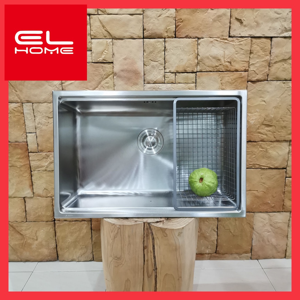 SUS304 STAINLESS STEEL KITCHEN SINK | Shopee Malaysia
