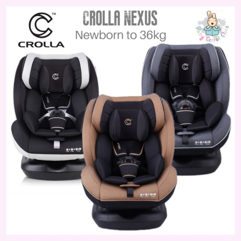 Crolla Nexus Convertible Car Seat - Newborn to 36kg NEW COLOUR | Shopee ...