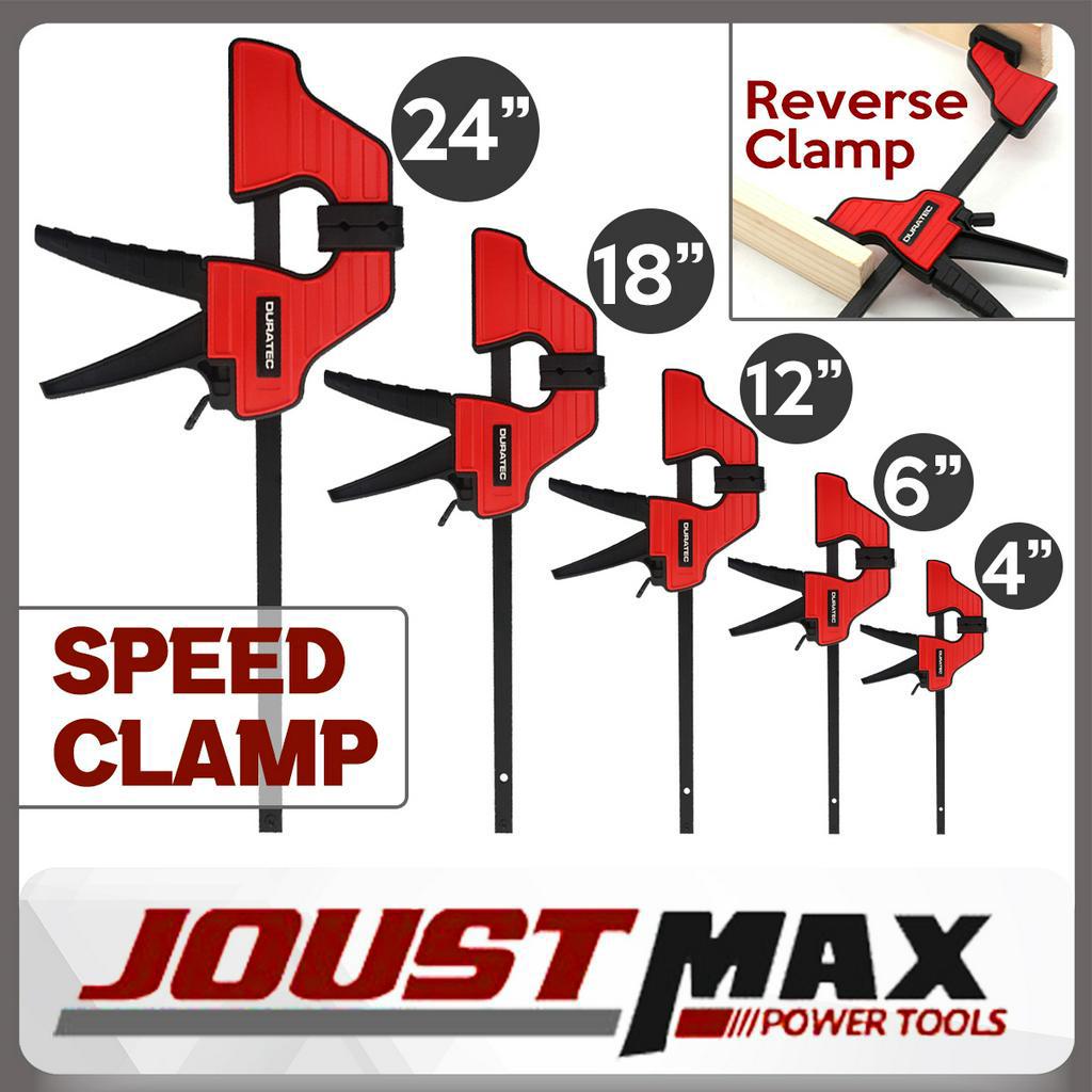 DURATEC 4 / 6 / 12 / 18 / 24 INCH QUICK GRIP CLAMP QUICK RELEASE F ...