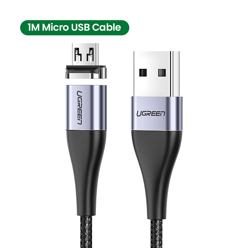 UGREEN 3A Magnetic Micro USB Cable (100cm) | Shopee Malaysia