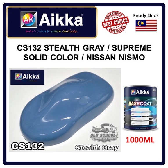 AIKKA Paints CS132 / STEALTH GRAY / Old School Series / Supreme Solid ...