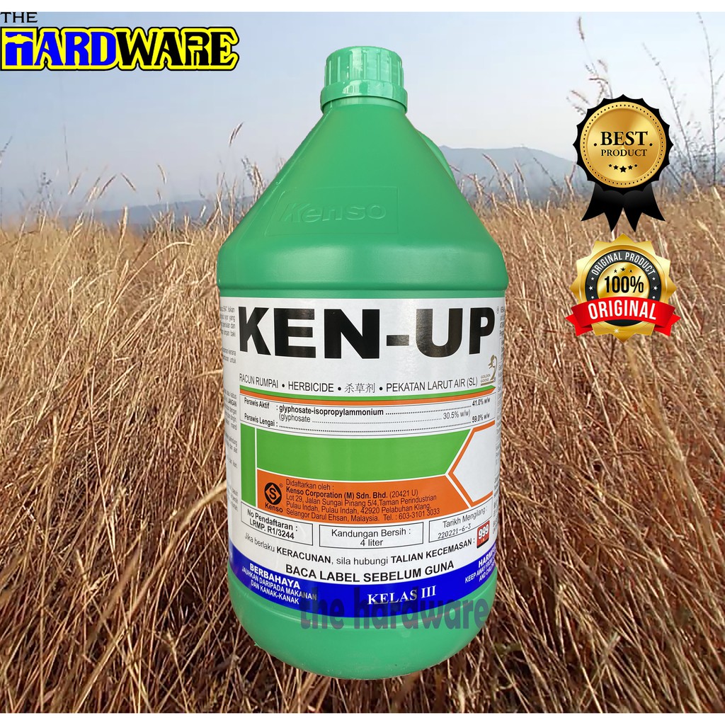 4L KEN-UP 41% HERBICIDE WEED KILLER/RACUN RUMPUT/草药水 | Shopee Malaysia