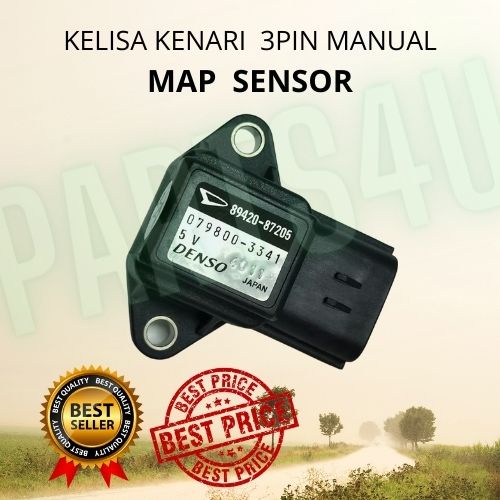 DAIHATSU! MAP SENSOR 3 PIN PERODUA KELISA KENARI (MANUAL) 89420-87205 / ...