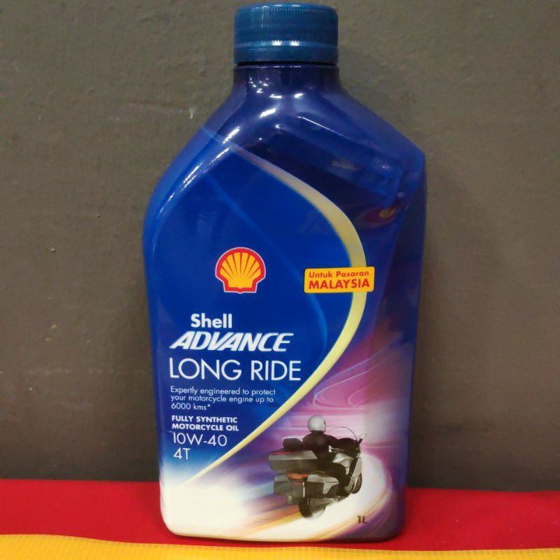 Shell Lubricant Oil Advance Long Ride 10W-40 (Minyak Hitam Motor ...