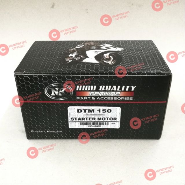 STARTER MOTOR ASSY - DEMAK - DTM 150 / DMX 150 / DMX R (NK) | Shopee ...