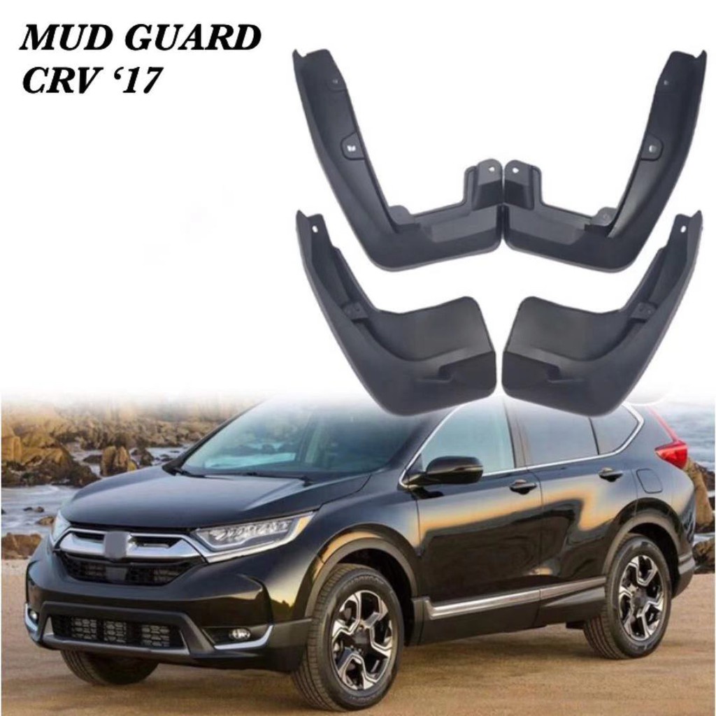 CPO HONDA CR-V 17 CAR MUD FLAPS SPLASH GUARD FRONT (HIGH QUALITY ...
