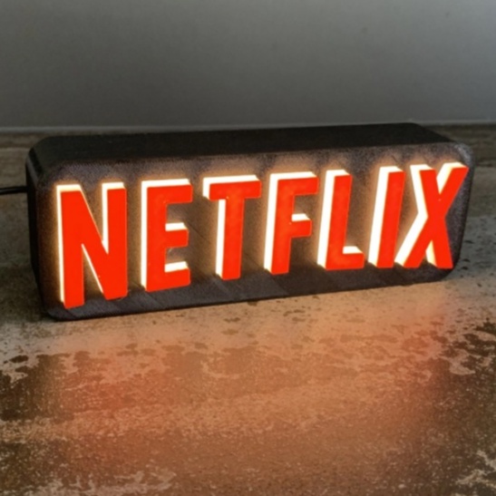 Netflix Logo USB LED LAMP | Shopee Malaysia