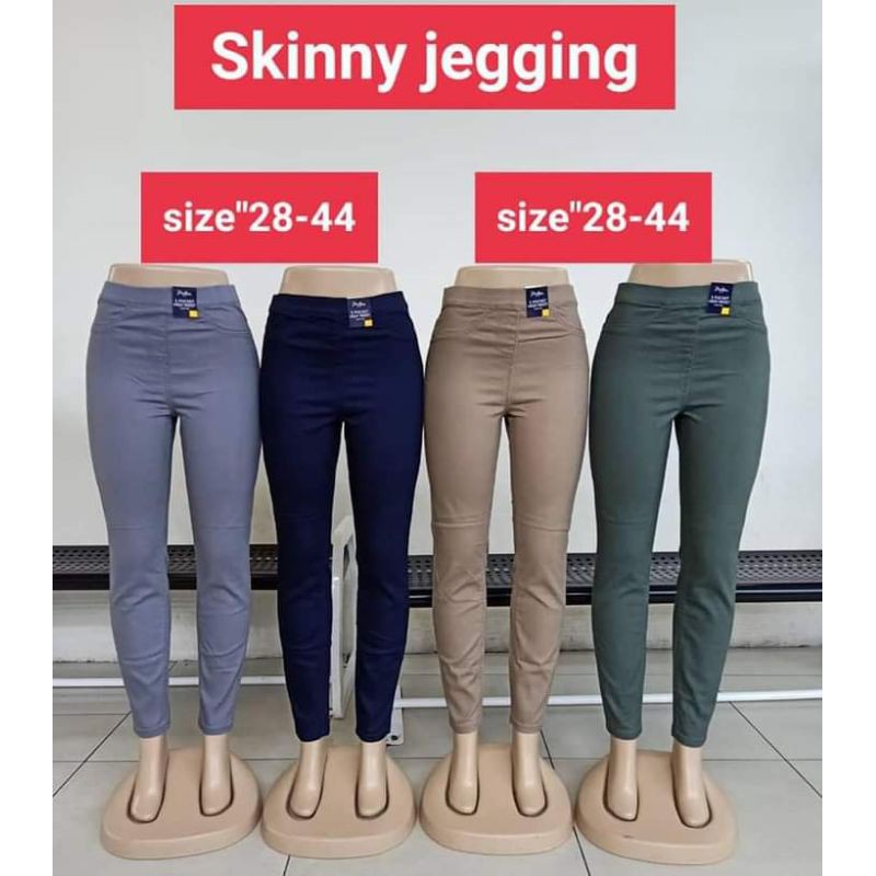 plus size women 🔥skinny jagging jeans 🌻🌻 plus size ready stock | Shopee ...