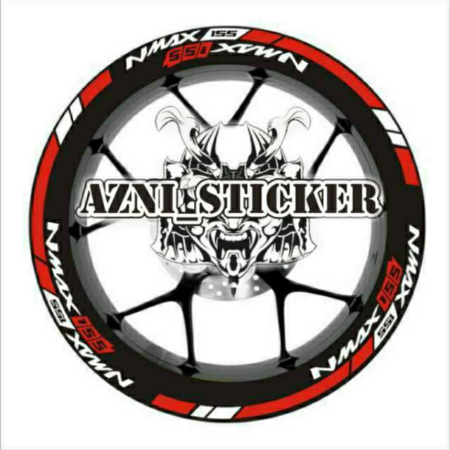 Nmax velg sticker sticker cutting list for yamaha nmax rims. nmax wheel ...