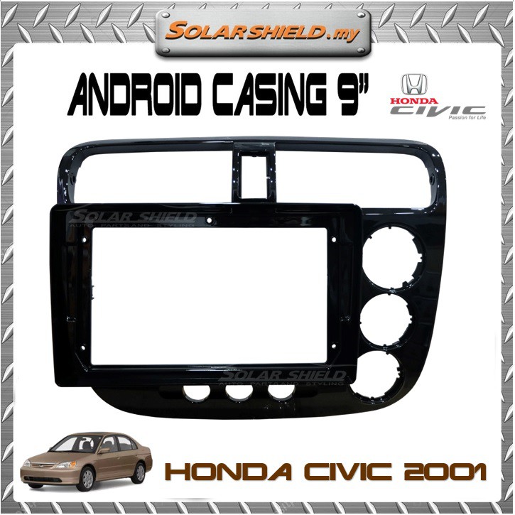 Honda Civic 2001 2002 2003 2004 2005 9'' Android Player Casing With ...