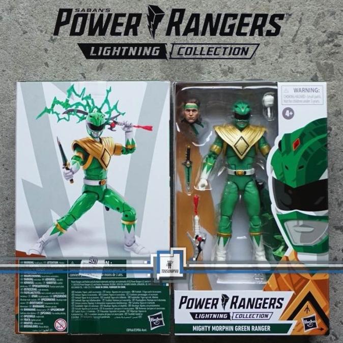 Power Rangers Lighting Collection GREEN RANGER Mighty Morphin Hasbro ...