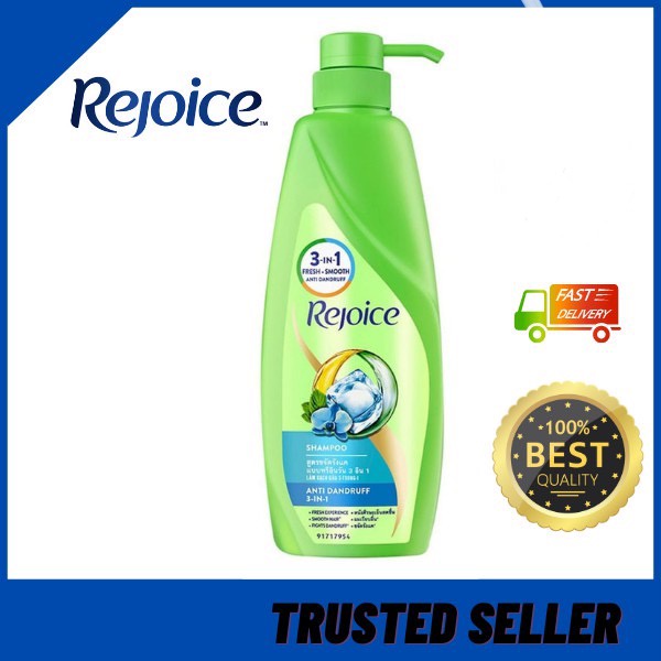 Rejoice Shampoo 3 in 1 Anti Dandruff / Fresh / Smooth ( 450 ML ...