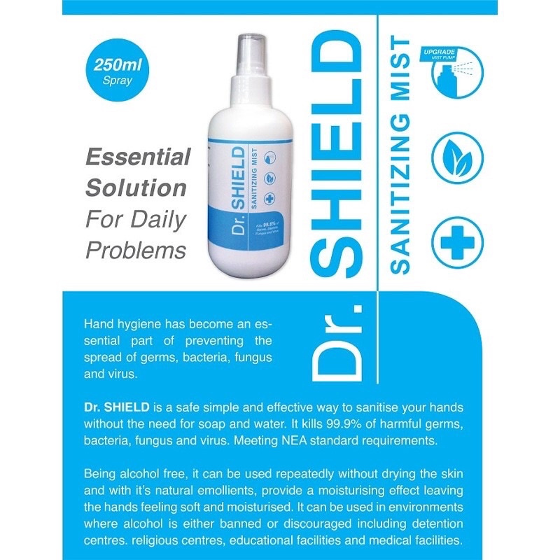 Dr Shield Sanitizing Mist Spray(Alcohol Free) | Shopee Malaysia