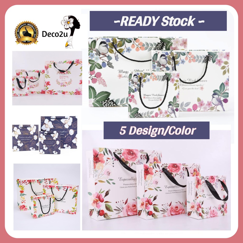 Paper Bag Doorgift Tebal/Bag Goodies Kahwin/Beg Hadiah 230gsm Gift Bag ...