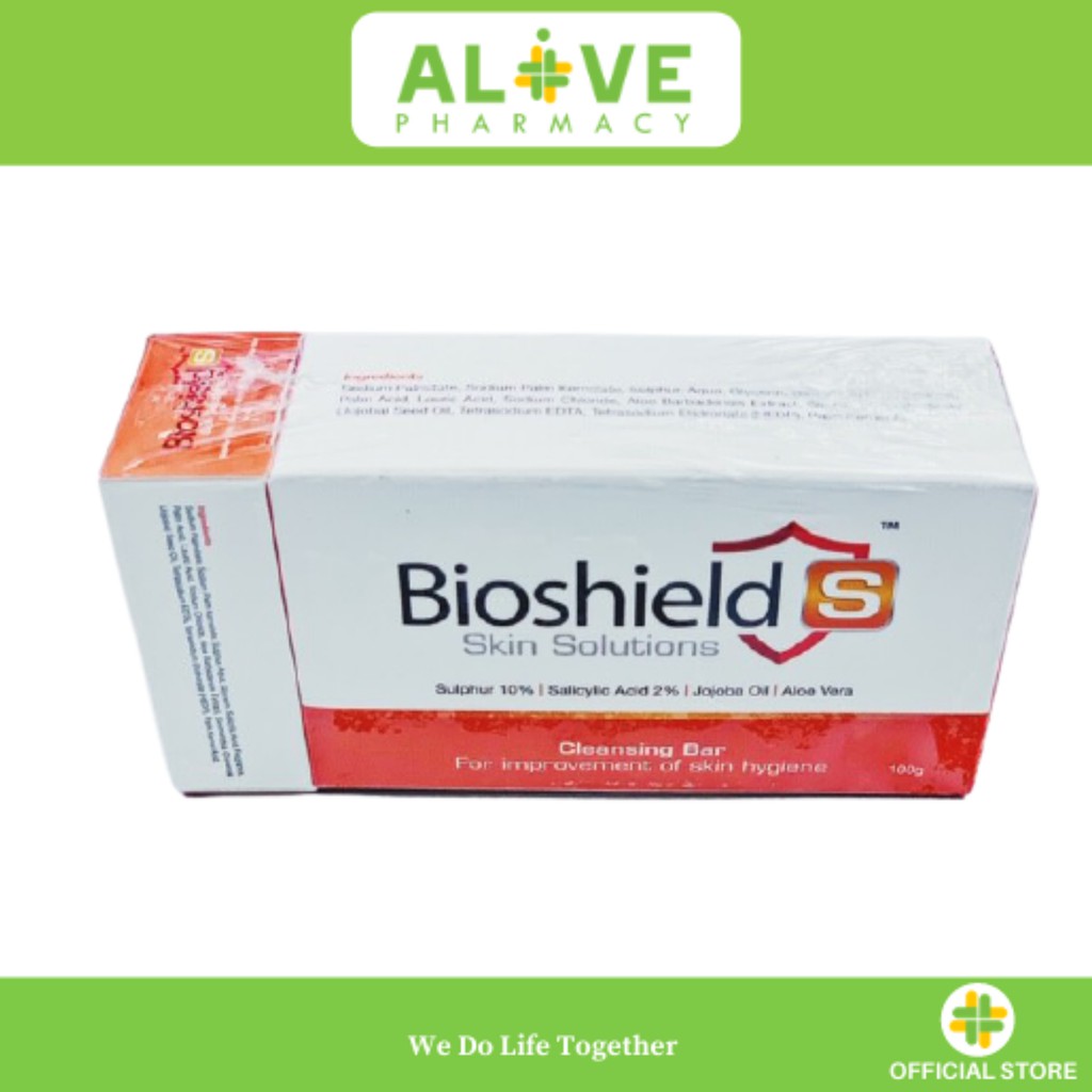 BIOSHIELD S 10% SULPHUR SOAP 100G + 15G | Shopee Malaysia