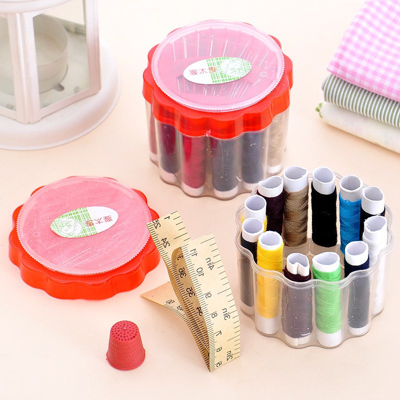 (Ready Stock)Household Sewing box Sewing Tools Sewing Kit Traveling ...