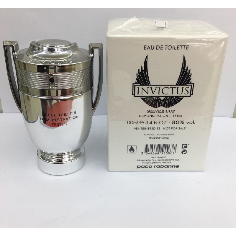 🔥Original Tester Paco Rabanne Invictus Silver Cup EDT🔥 | Shopee Malaysia