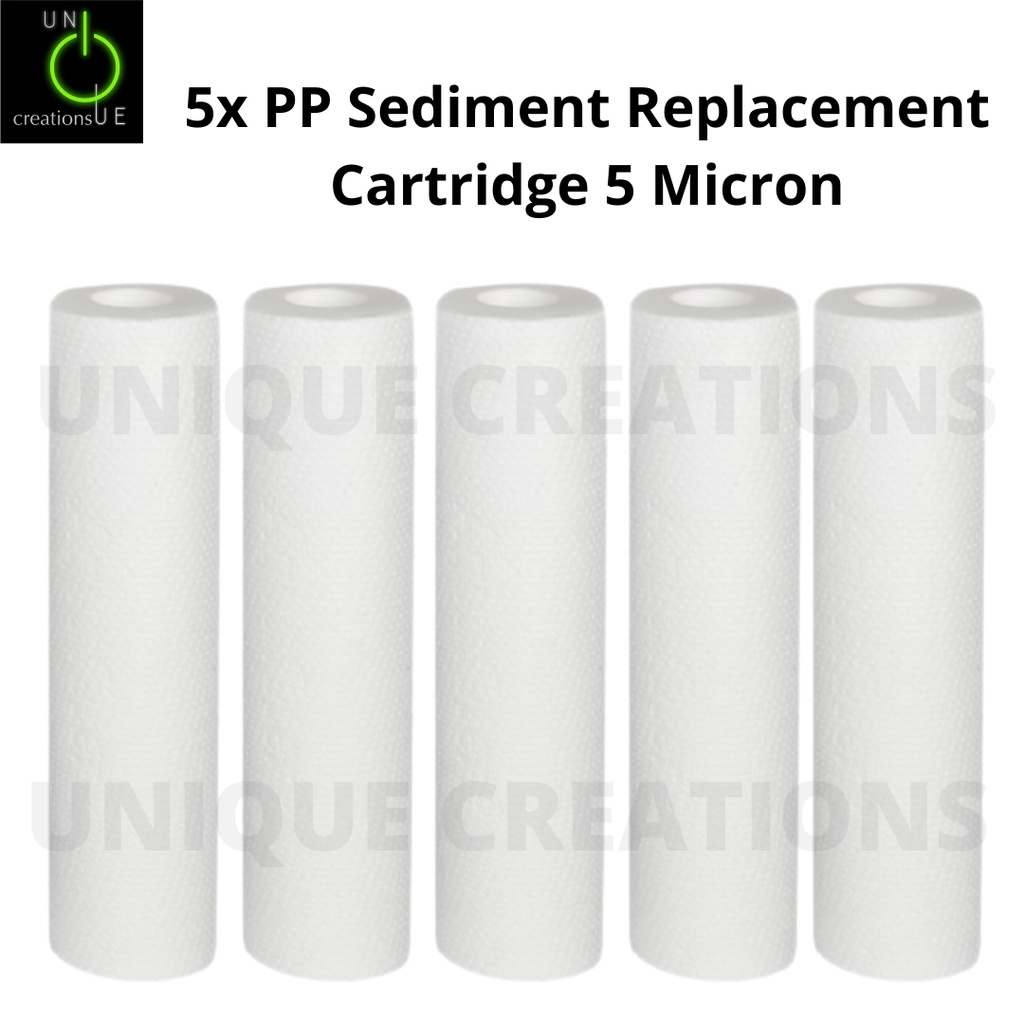 5 Micron PP Sediment Filter Replacement Cartridge ( 5 PCS PER PACK ...