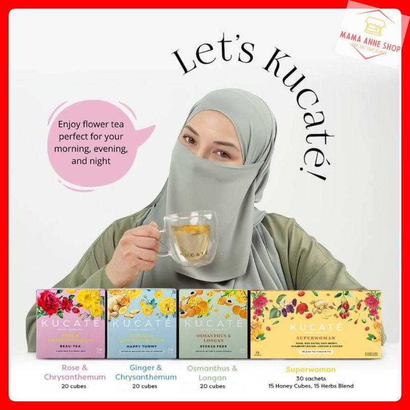 Tea KUCATE by Neelofa Family Air Teh Minuman Kesihatan Herbal Tea Drink ...