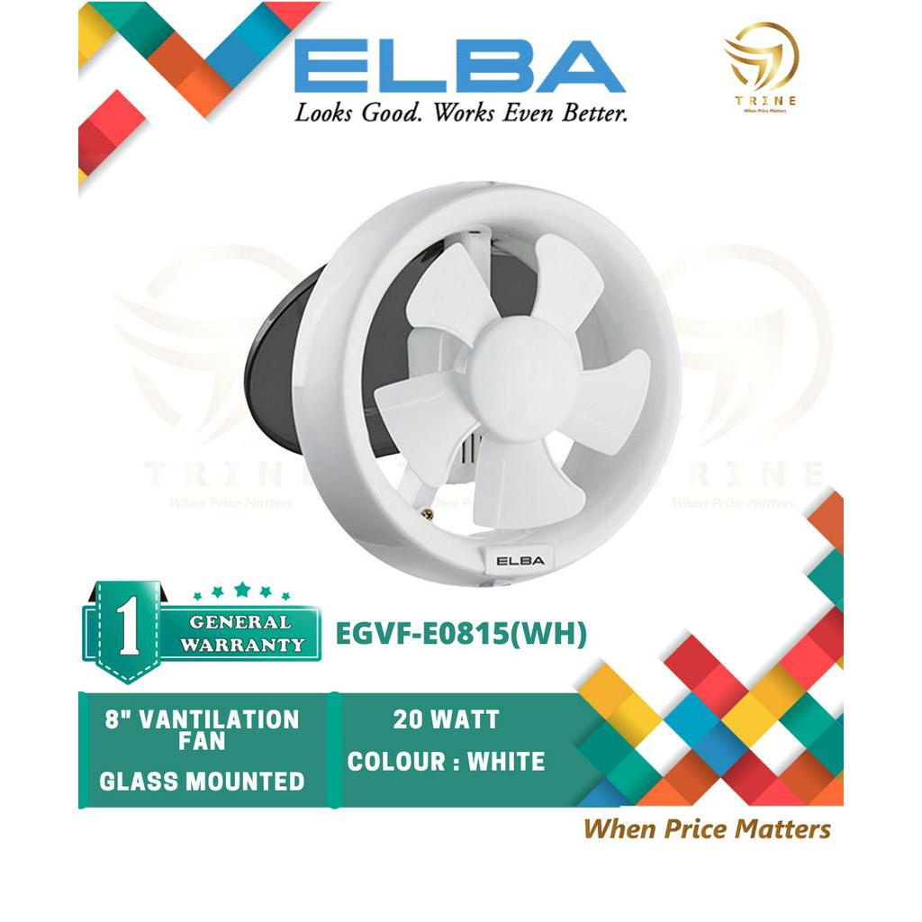 ELBA 8" GLASS MOUNTED VENTILATION FAN EGVF-E0815(WH) | Shopee Malaysia