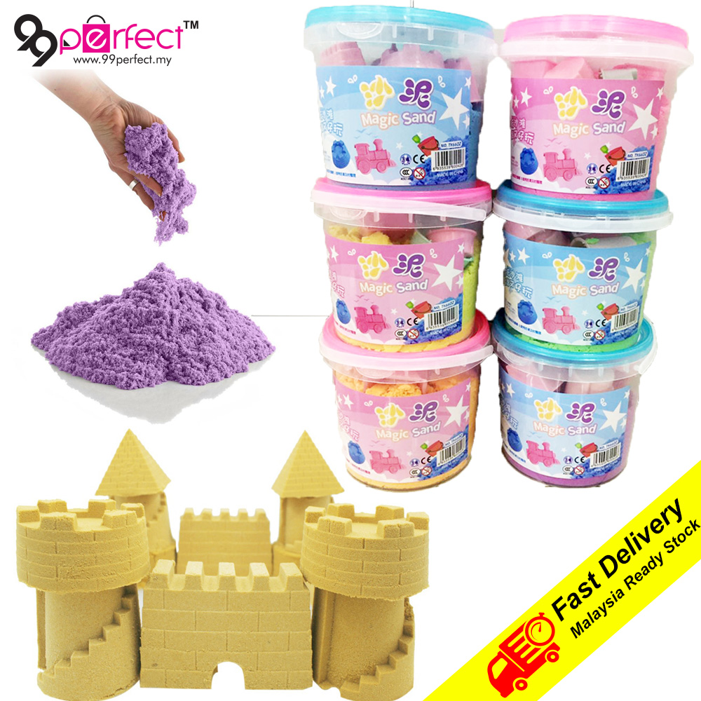 750gm Magic Sand Space Sand Clay Sand Building Castle Mold Novelty ...