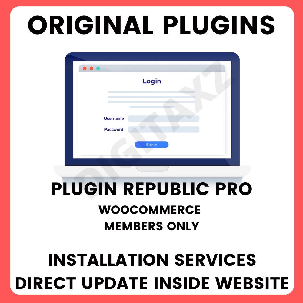 New Plugin Republic Pro Woocommerce Members Only Installation Service Original Keys Lifetime ...
