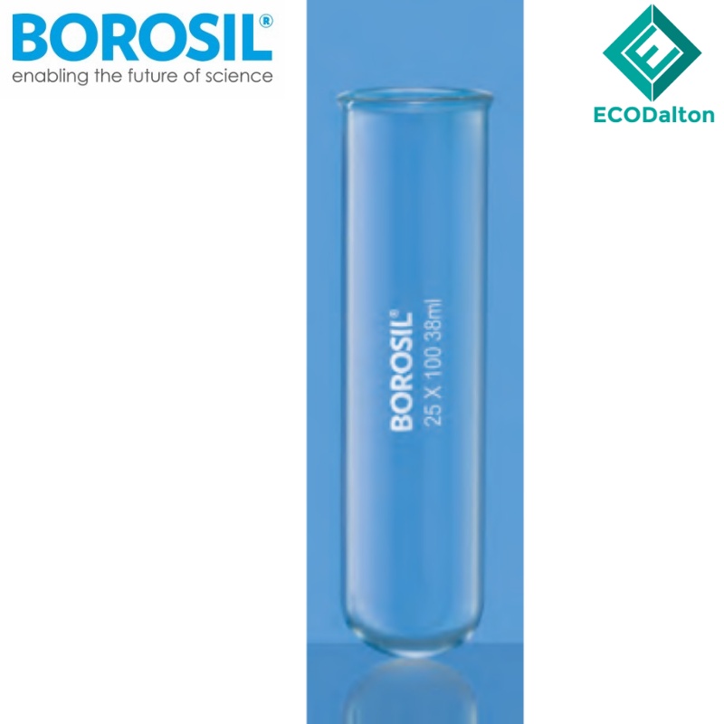 BOROSIL Test tubes, with rim, borosilicate glass, 15 ml, 15mm x 150 mm ...