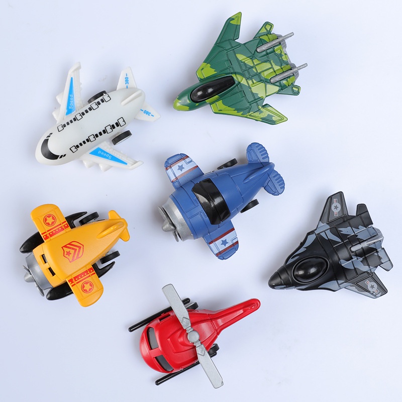 Small Plane Toy Fighter Plane Helicopter Mini Toy Huili Cartoon Q Plane ...