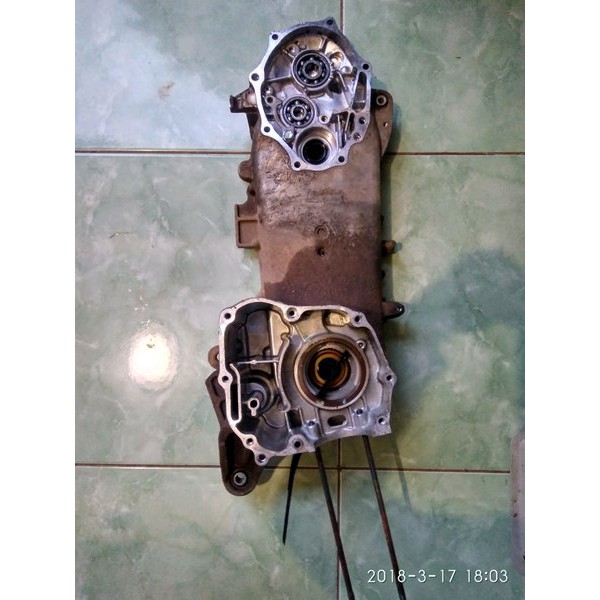 Original left crankcase block built into the honda beat ESP type ...