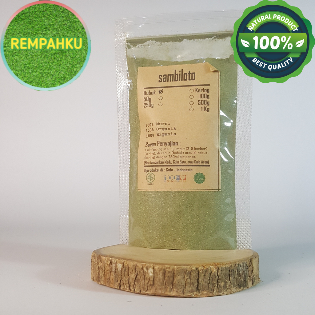 Sambiloto/sambiroto Powder 1kg - Andrographis Paniculata - MUR | Shopee ...