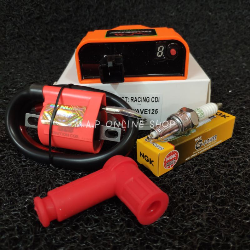 Honda Wave125 Wave125s Wave125x Cdi Racing + Plug Coil Racing + Plug ...