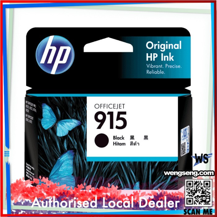 HP 915 Black Original Ink Cartridge for HP Officejet 8010 , HP ...