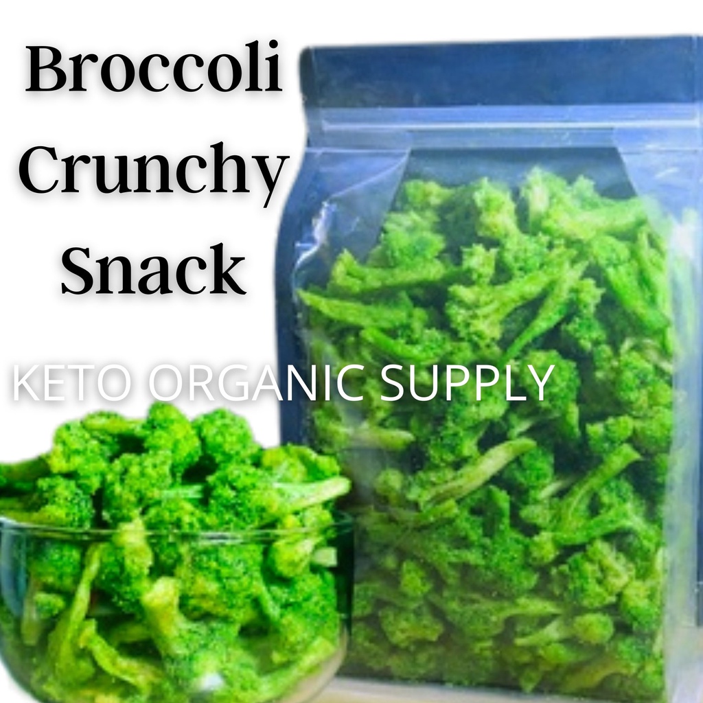 Broccoli Crunchy Snack 500g 脆脆 西兰花 蔬菜片 Freeze Dried Vegetable & Fruit ...