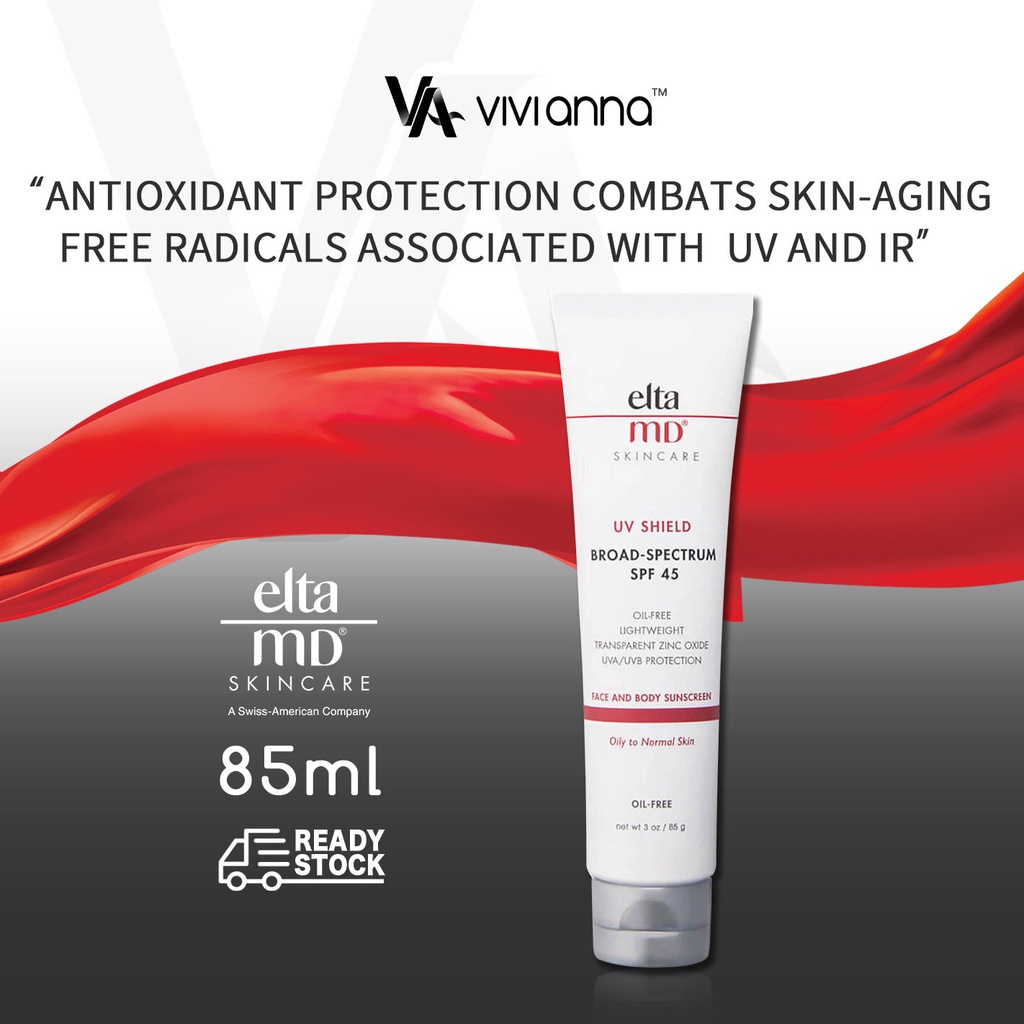 👍7 7 SALE👍USA ELTA MD Facial Body Sunscreen 85g, ELTAMD UV SHIELD Broad ...