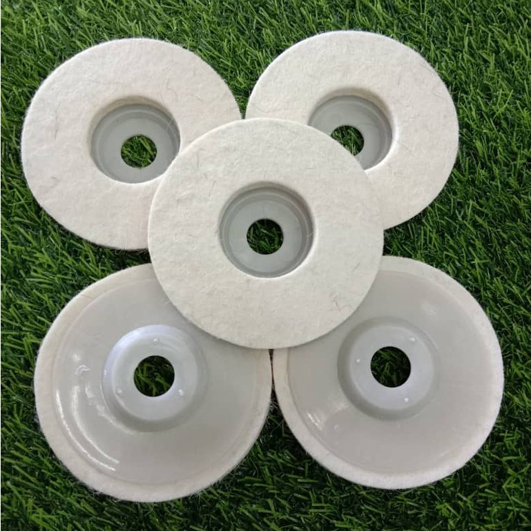 4"Lamb Wool Grinding Wheel Polish 100mm 4‘’ Lamb Wool disc Buffing ...
