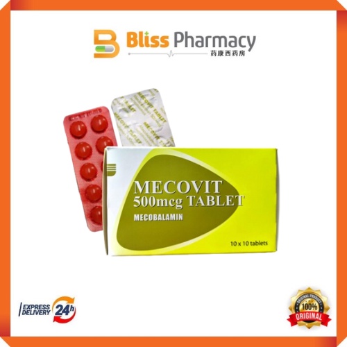 Mecovit 500mcg tab 100's (1box)(Mecobalamin) Vitamin urat | Shopee Malaysia