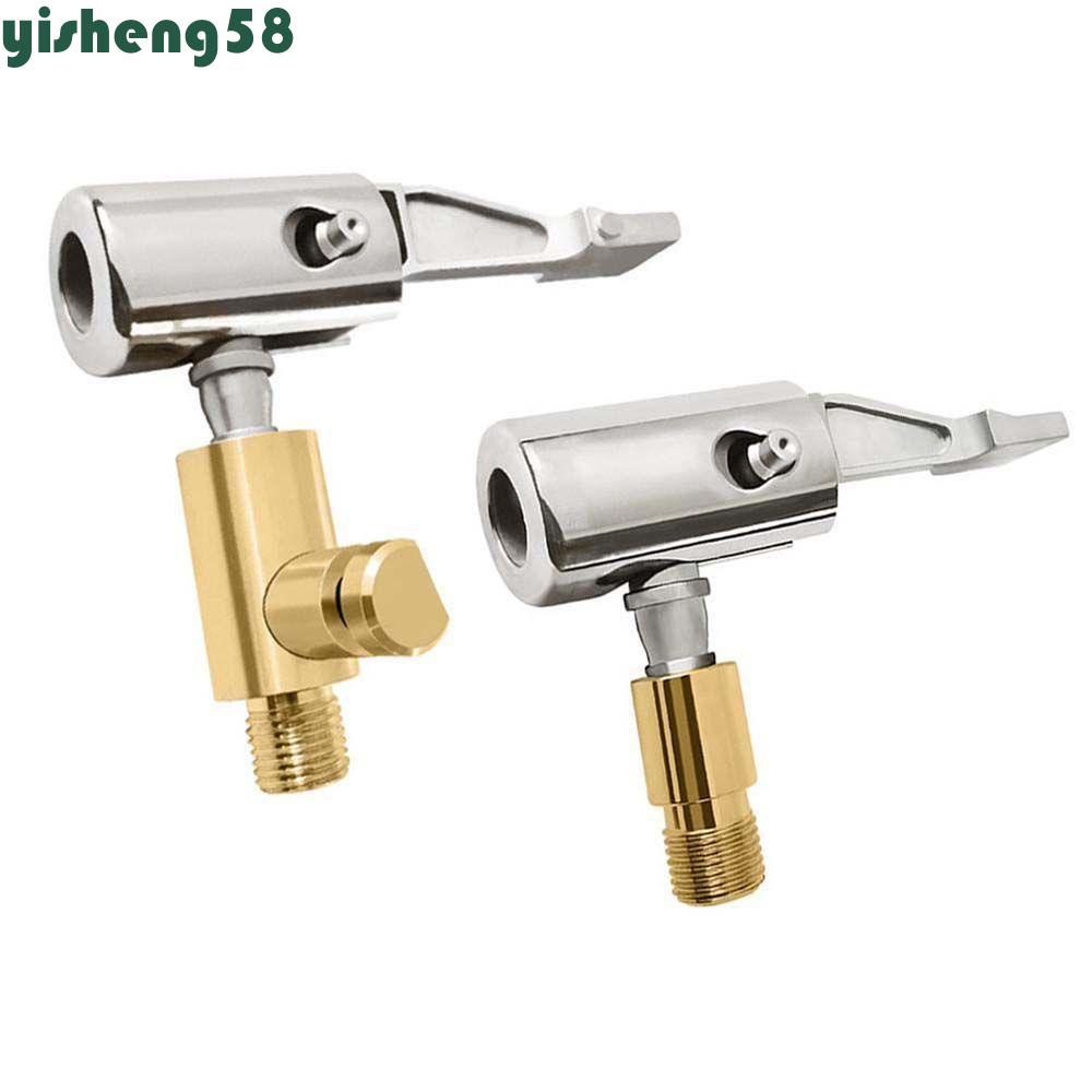 YISHENG Portable Inflatable Pump Valve Copper Car Tire Inflatable Air ...