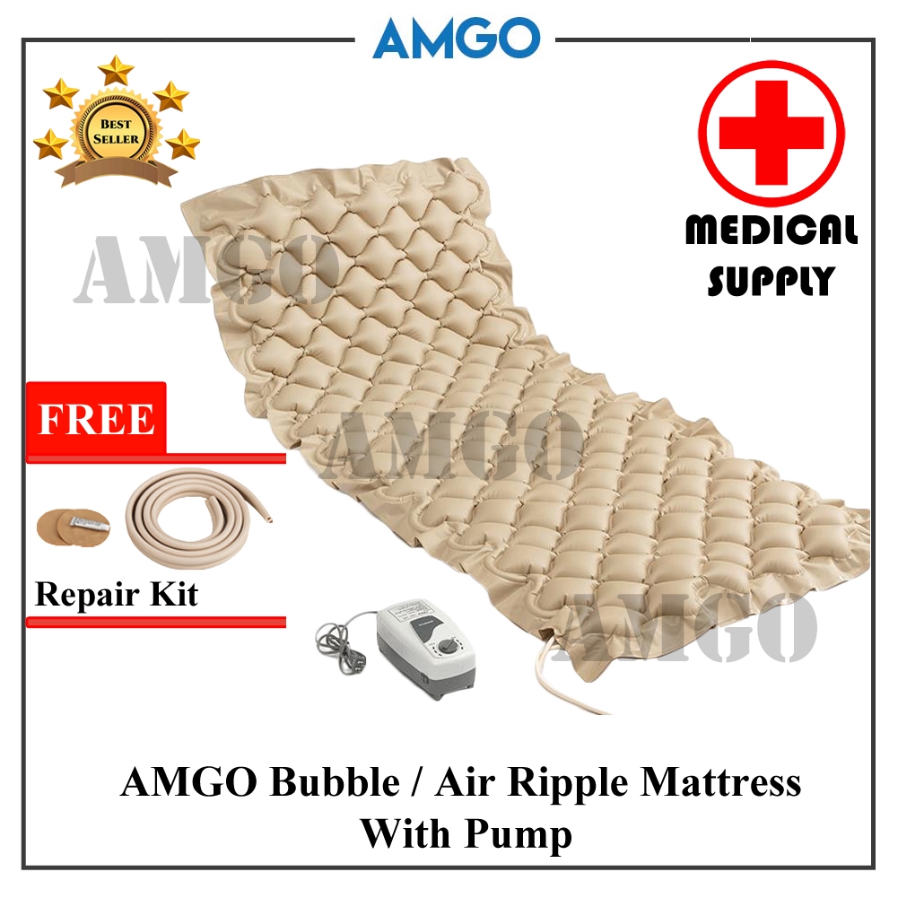 AMGO Anti-Decubitus Bubble Ripple Rehab Hospital Air Mattress Bed ...