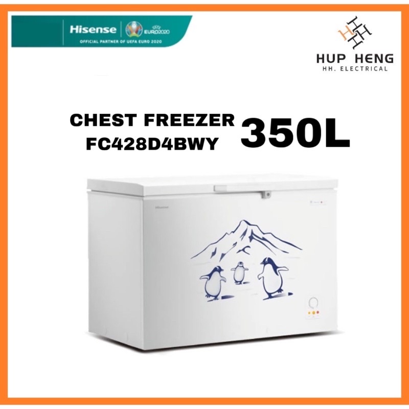 Hisense 350L Chest Freezer HSE- FC428D4BW (Peti Pembeku / Peti Sejuk ...