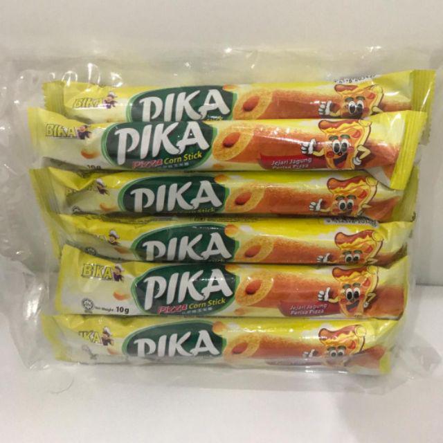 Bika 8pcs Keropok Bagi Bagi Pika Corn Stick Childhood Snack Makanan ...