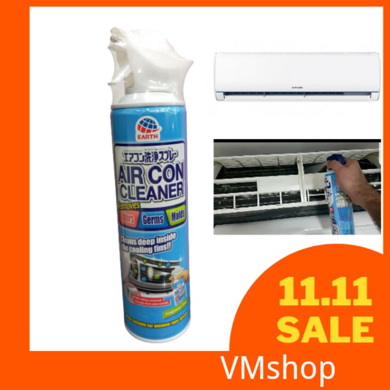 Earth Air Con Cleaner Spray (420ml) | Shopee Malaysia