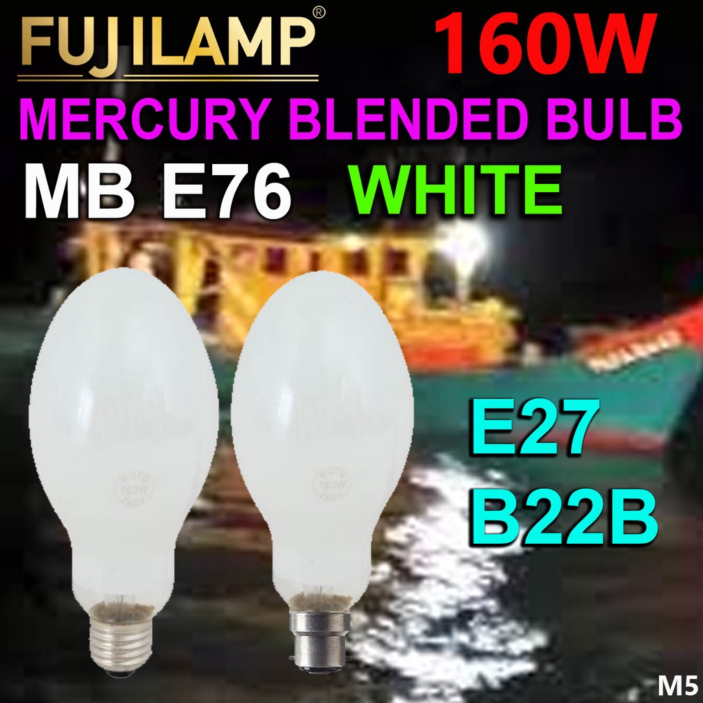[local seller] FUJILAMP E27/B22 160W Blended Bulb | Shopee Malaysia