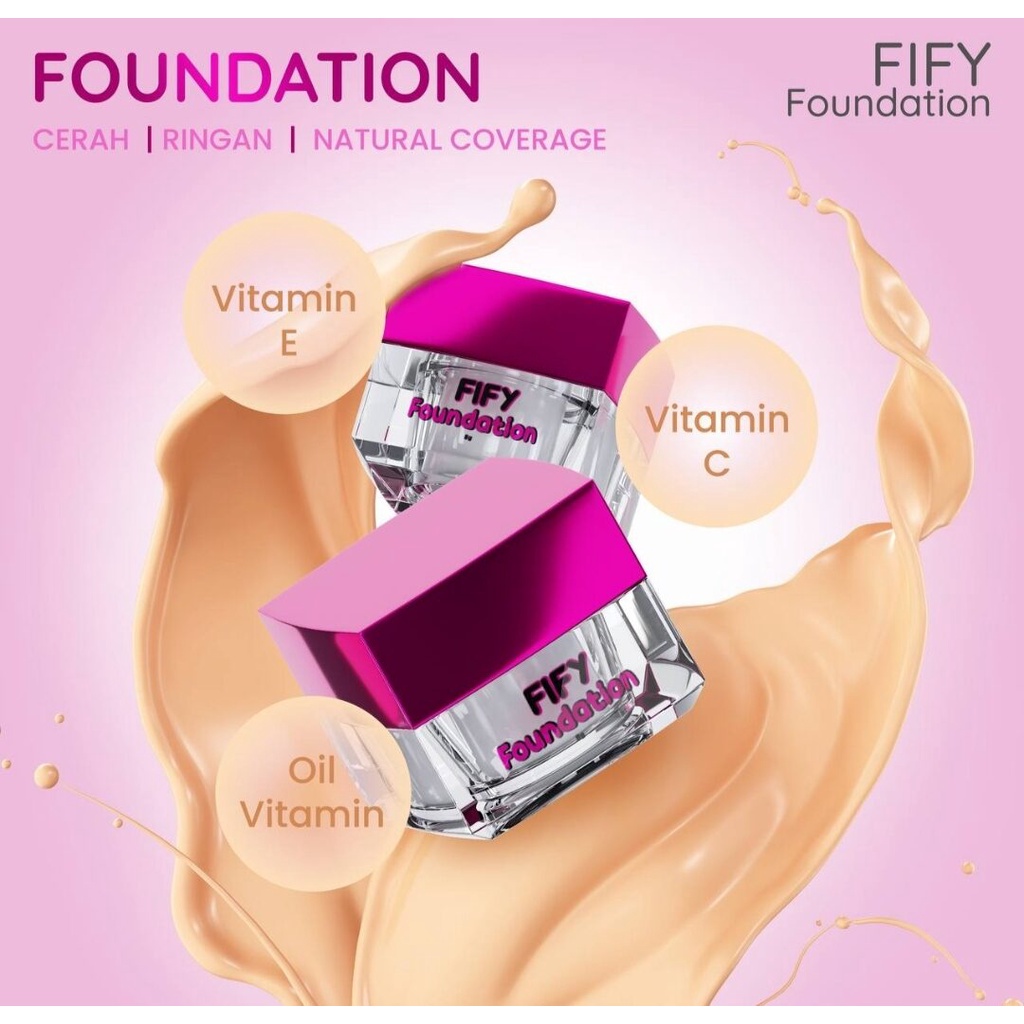 FOUNDATION FIFFY ORIGINAL | Shopee Malaysia