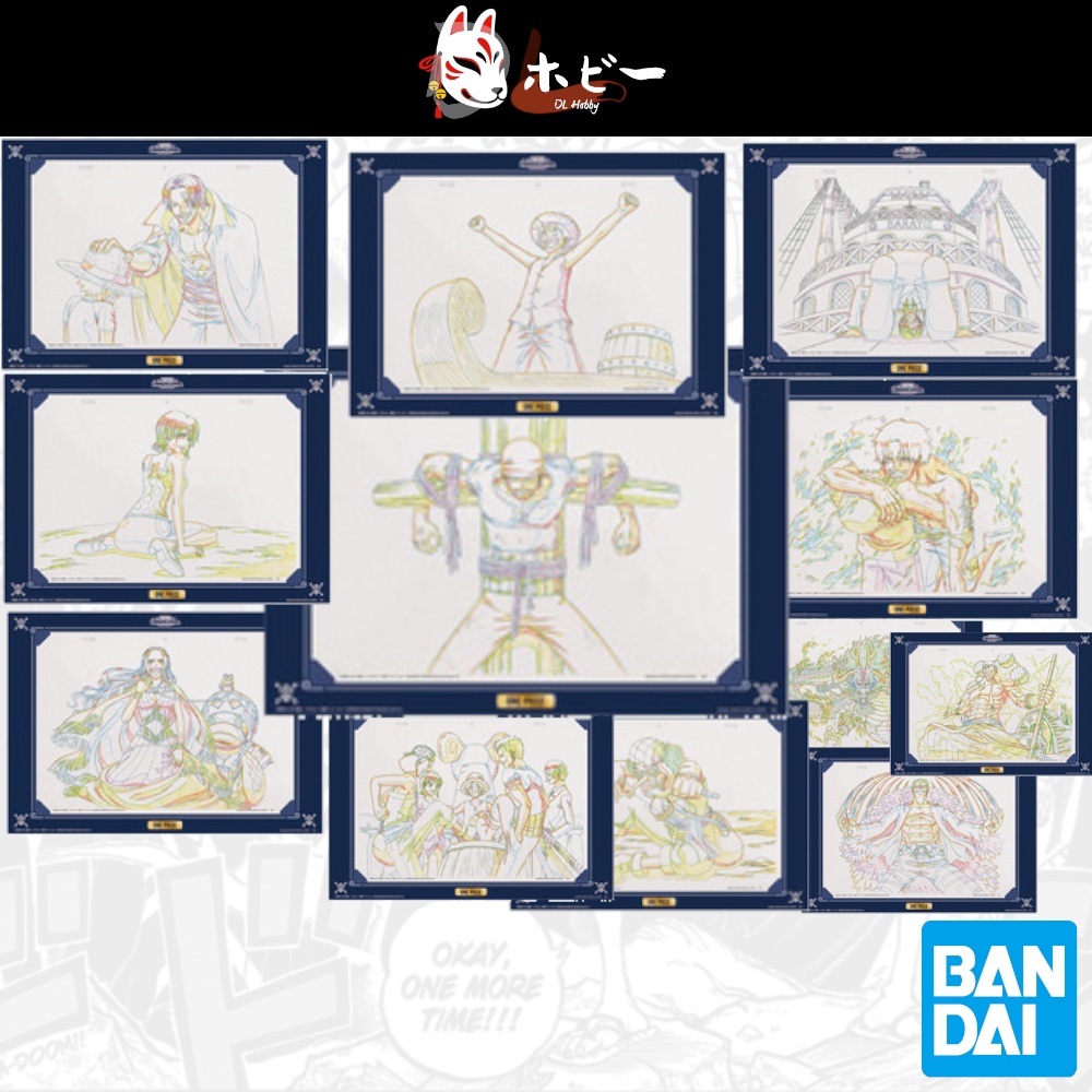 (Official) One Piece Anime Production Sketch Commemorative board ...