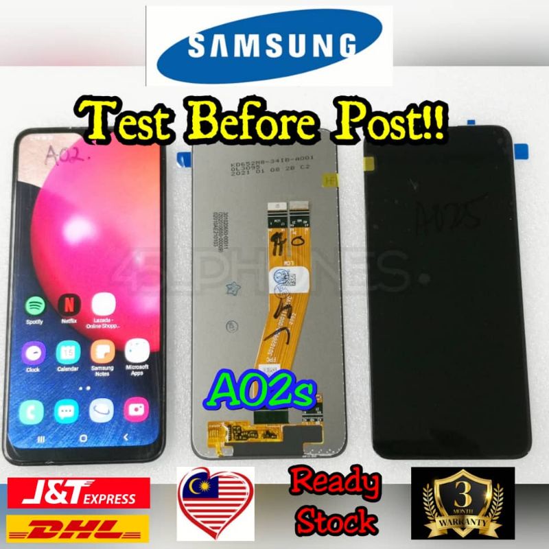 OMP45 (Ready Stock) A025f SAM GALAXY A02s LCD DISPLAY TOUCHSCREEN ...