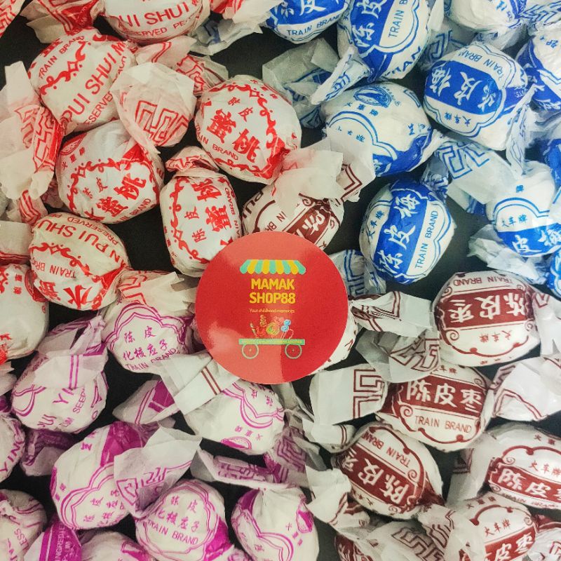 10pcs Train Brand 火车牌） Chen Pi Mei Chen Pi Ying Zi Chen Pi Zao